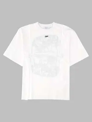 Off-White Inspired Cotton T-shirt - White