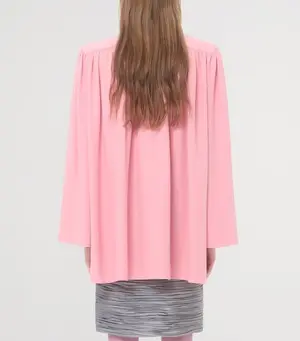 Valentino Garavani Silk Cady Couture Pleated Blouse