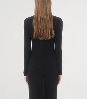 Valentino Garavani Keyhole Long-sleeve Top