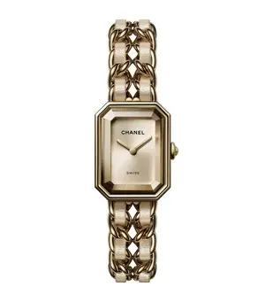 Chanel Première Iconic Chain Golden Brown Watch - Gold