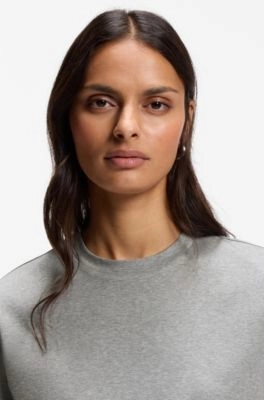 BOSS Relaxed-fit T-shirt In Mercerized Cotton