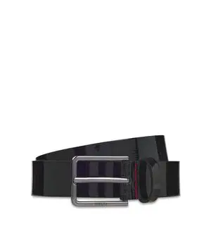 Hugo Patent-leather Belt For Business Outfits