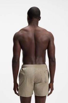 BOSS Swim Shorts With Double B Monogram Trim