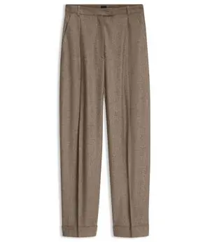 BOSS Relaxed-fit Textured Stretch Pants