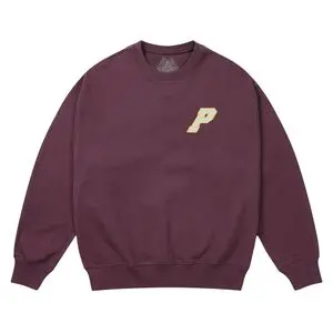 PALACE P3 Stitch Crew 'maroonish - Red