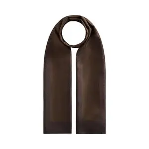 Kith Printed Silk Rally Scarf 'auberge - Brown