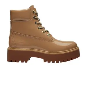 TIMBERLAND Wmns Stone Street 6 Inch Waterproof Platform Boot 'beige'
