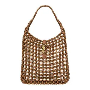 Saint Laurent Le 5 À 7 Beaded Bag