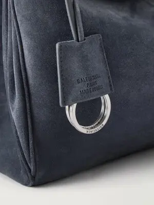Balenciaga Rodeo Suede Tote - Gray