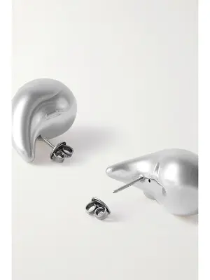 Bottega Veneta Drop Earrings - Silver