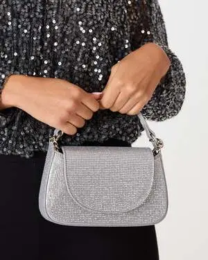 Steve Madden Embellished Top Handle Bag