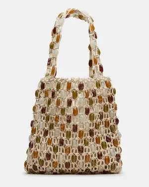 Steve Madden Clarisa Beaded Crochet Shoulder Bag