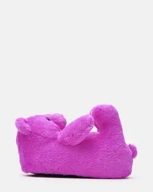 Steve Madden Slip-on Plush Bear Slippers
