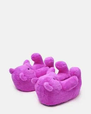 Steve Madden Slip-on Plush Bear Slippers