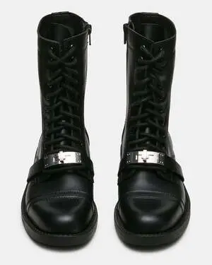Steve Madden Yuna Lace-up Combat Booties