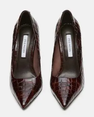 Steve Madden Dynasty Crocodile Pointed Toe Heels