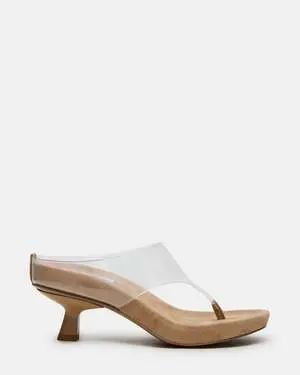 Steve Madden Motion Thong Heels - Taupe