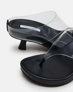 Steve Madden Motion Thong Heels - Black