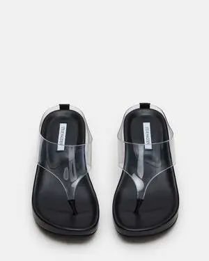 Steve Madden Motion Thong Heels - Black
