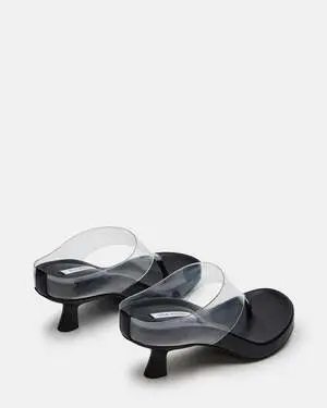 Steve Madden Motion Thong Heels - Black