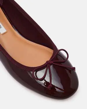 Steve Madden Steffi Dark Cherry Patent Block Heels