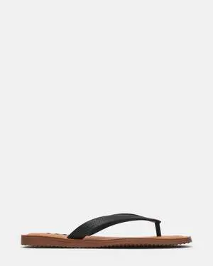 Steve Madden Peylan Thong Sandals - Black