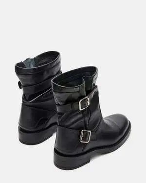 Steve Madden Buckled Leather Ankle Boots