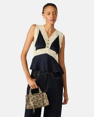 Steve Madden Mini Top Handle Satchel With Charms