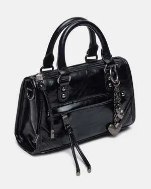 Steve Madden Elide Mini Satchel - Black