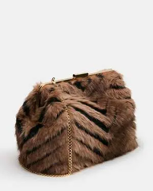 Steve Madden Icon Boot & Sefina Faux Fur Bag Bundle