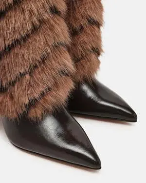 Steve Madden Icon Boot & Kenzi Faux Fur Bag Bundle