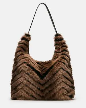 Steve Madden Icon Boot & Kenzi Faux Fur Bag Bundle