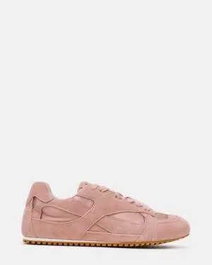 Steve Madden Mila Lace-up Sneakers - Blush