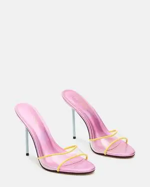 Steve Madden Davina Vinyl Mule Heels