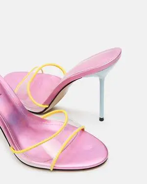 Steve Madden Davina Vinyl Mule Heels