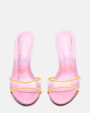 Steve Madden Davina Vinyl Mule Heels