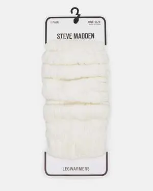 Steve Madden Steffi Heel & Chunky Cable Leg Warmers Bundle