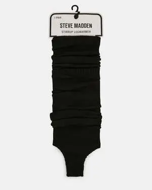 Steve Madden Noir Heel & Stirrup Leg Warmers Bundle