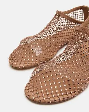 Steve Madden Mino Rhinestones Mesh Flats