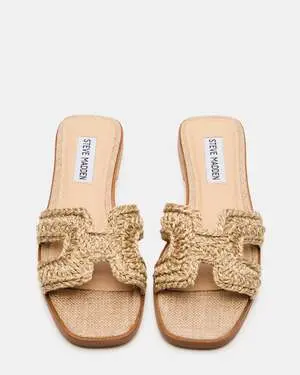 Steve Madden Hadyn Crochet Square Toe Sandals