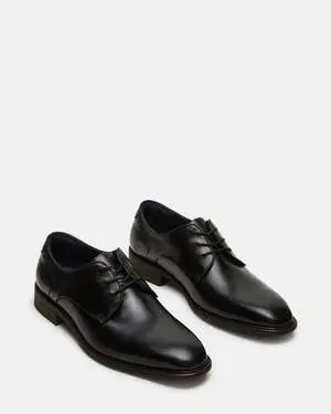 Steve Madden Leland Lace-up Dress Shoes - Black