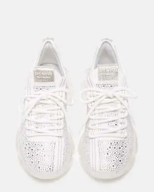 Steve Madden Maxima Rhinestones Lace-up Sneakers