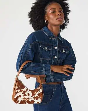 Steve Madden Smith Bag Cow Print