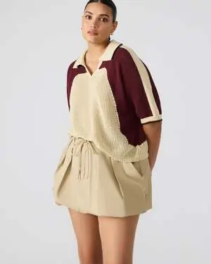 Steve Madden Axon Sweater Short Sleeve Sweaters Tops