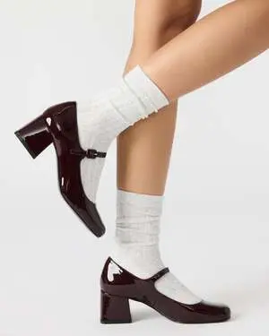 Steve Madden Darcey Block Heel Mary Jane Loafers