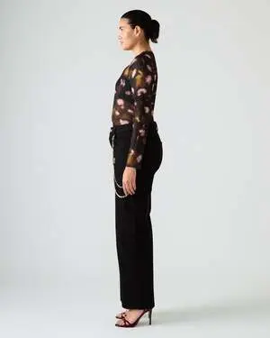 Steve Madden Embellished Wide-leg Denim Jeans