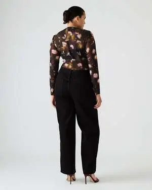Steve Madden Embellished Wide-leg Denim Jeans