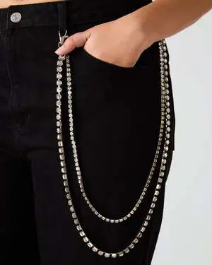 Steve Madden Embellished Wide-leg Denim Jeans