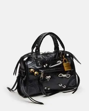 Steve Madden Riggs Bag Embellished Black