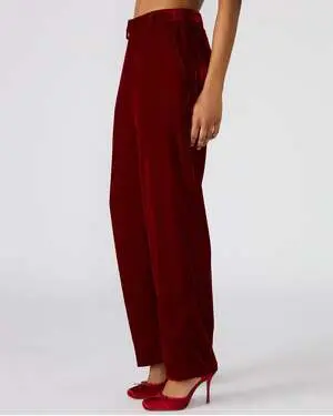 Steve Madden Tonia Velvet Wide Leg Pants